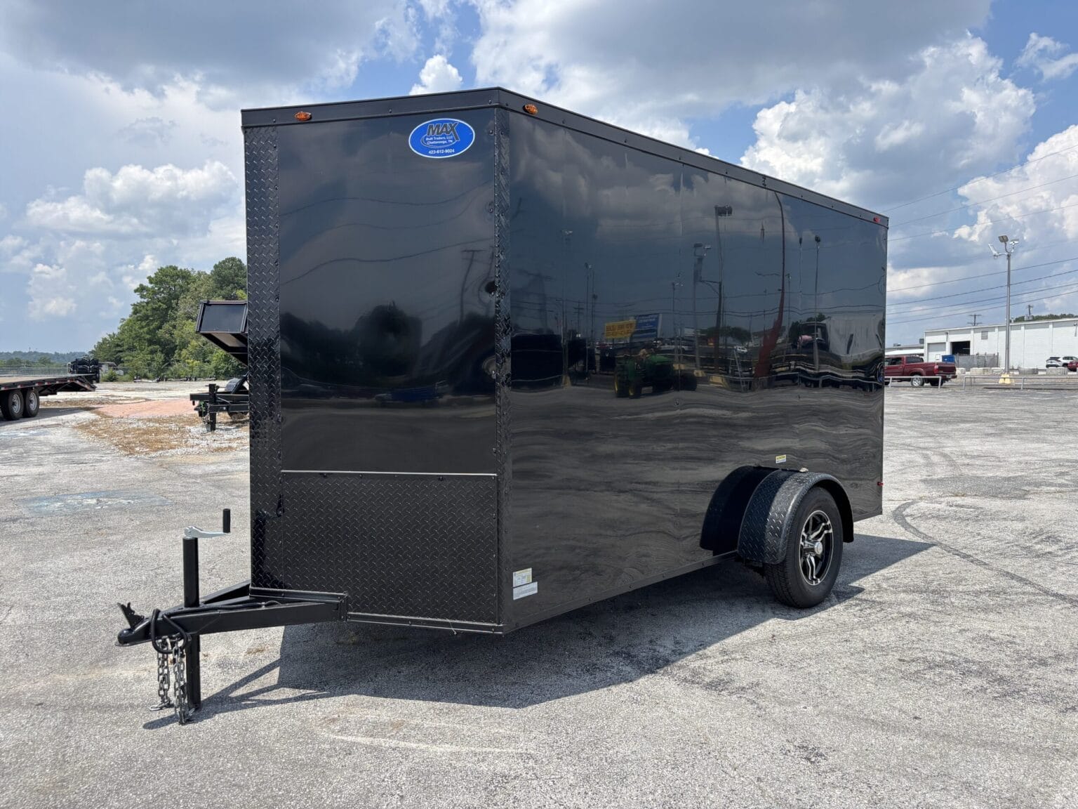 6 x 12 Single Axle Enclosed Trailer - Down Home Trailer Sales