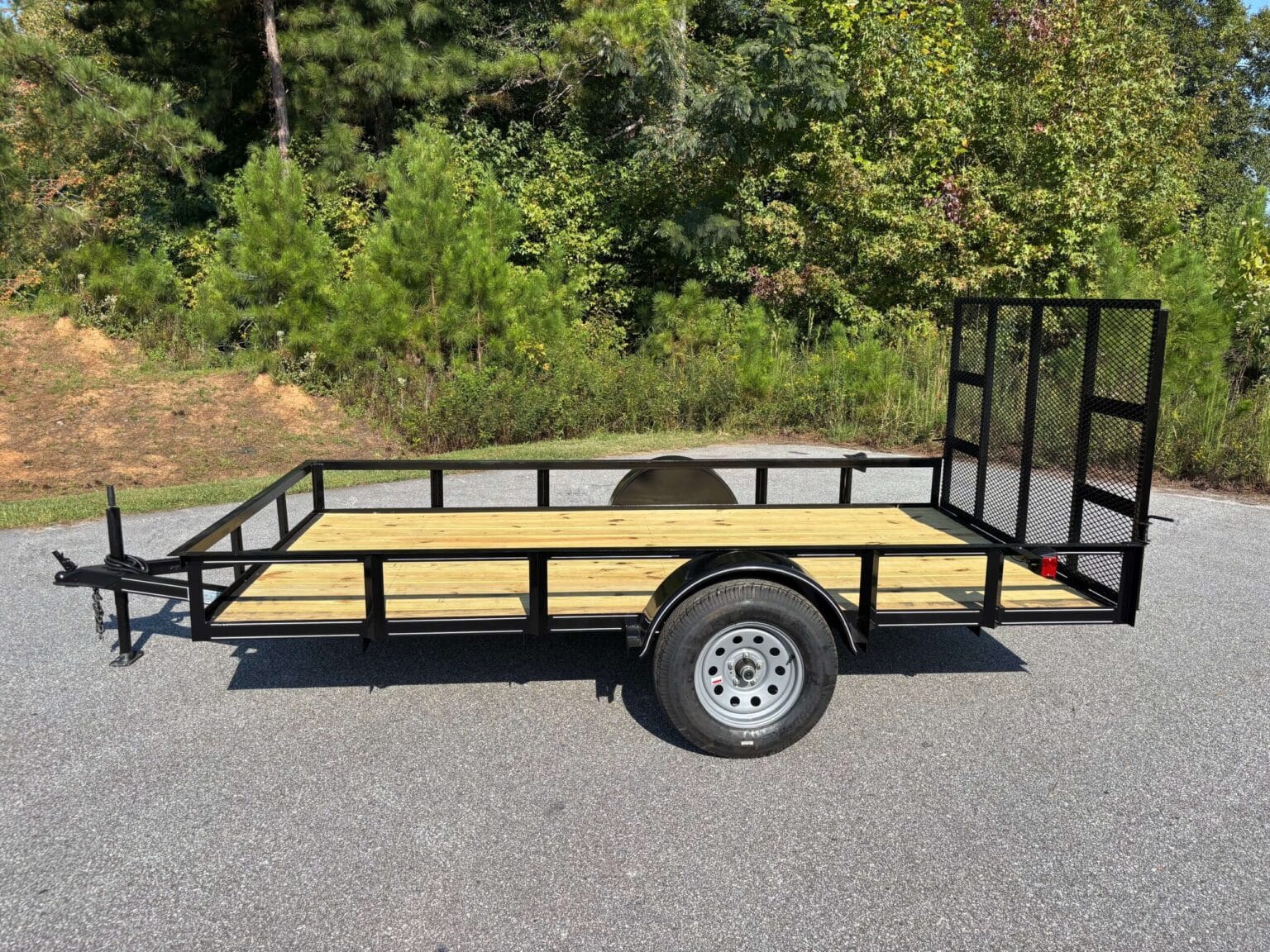 Single Axle Utility Trailer - Down Home Trailer Sales