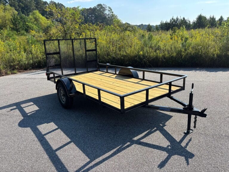 Single Axle Utility Trailer - Down Home Trailer Sales